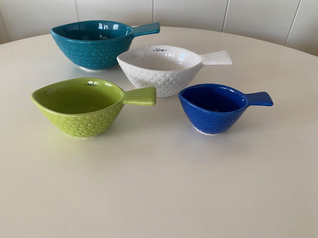 Vintage Fish Shaped Measuring Cups - Etsy