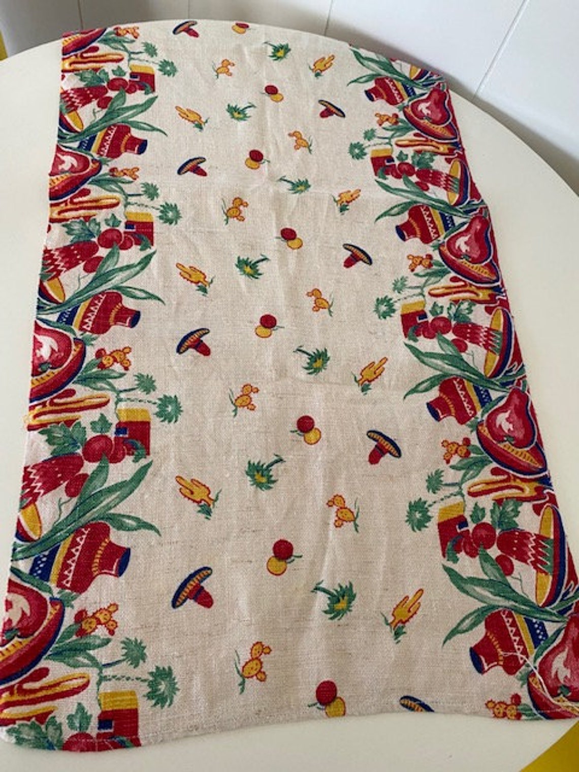 Mexican Themed Table Runner Vintage - Etsy