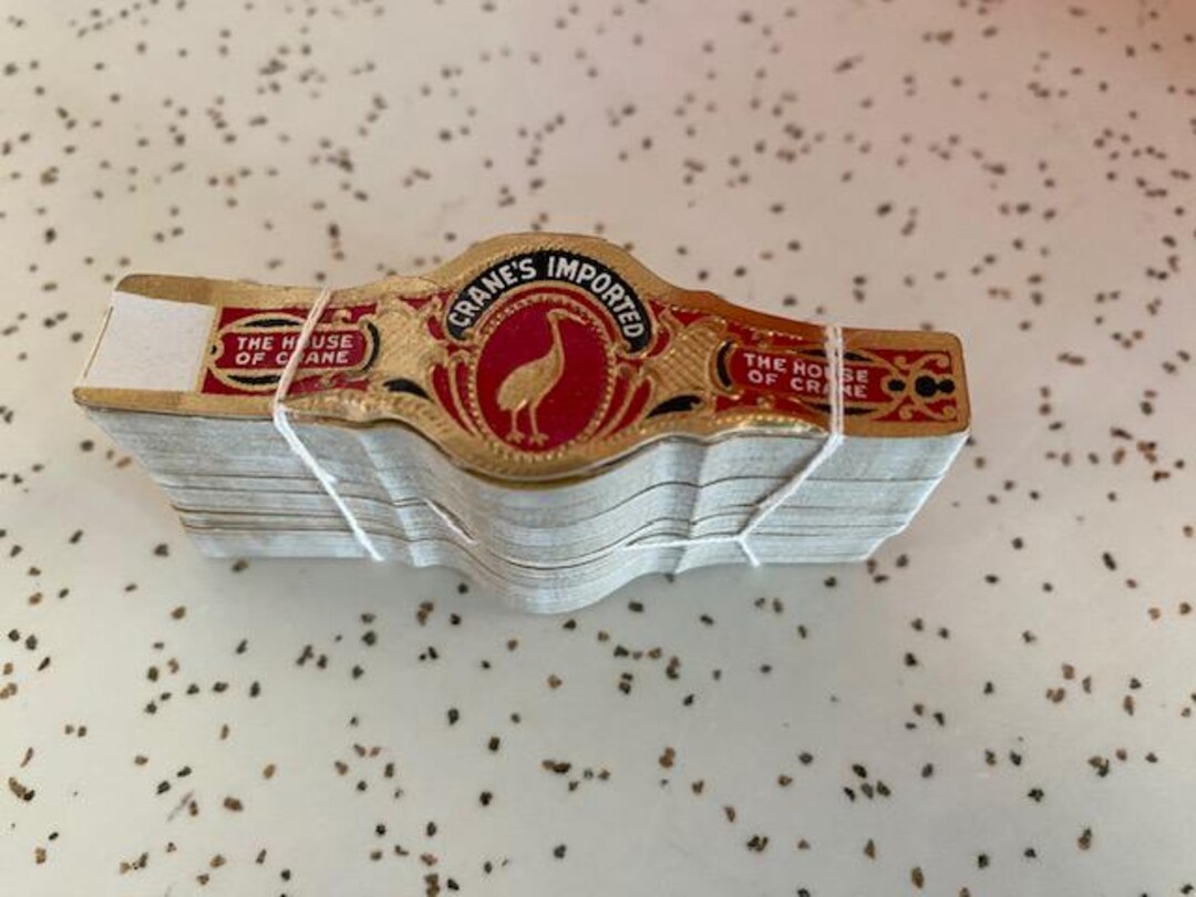 Cranes Imported Cigar Bands, House of Cranes Cigar Labels - Etsy