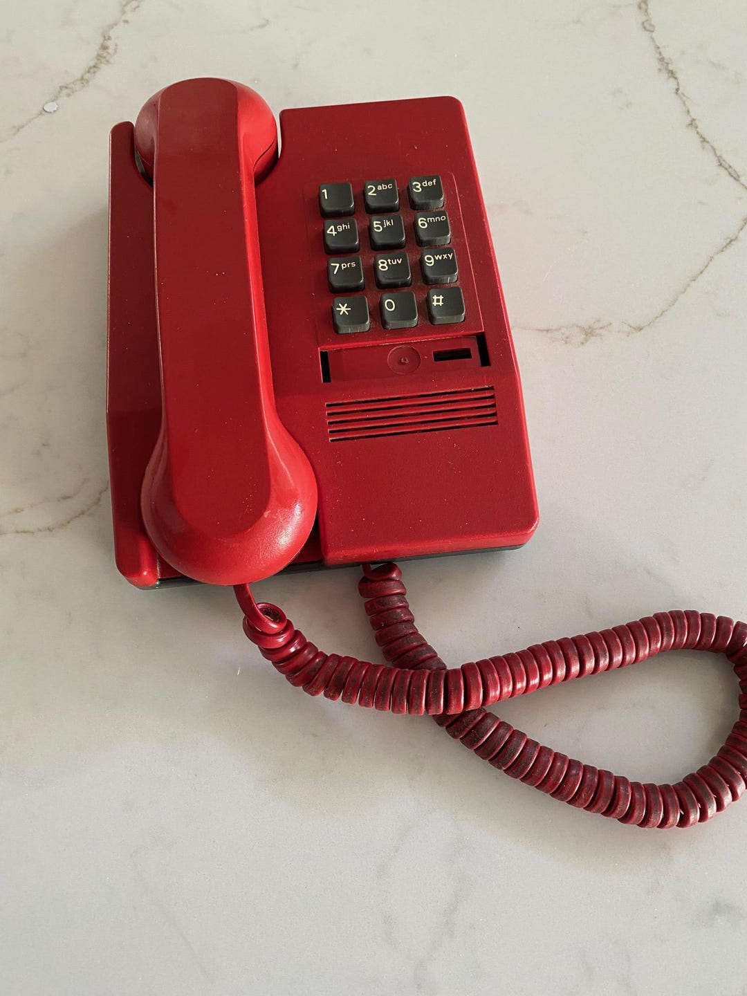 Vintage Northern Telecom Red Push-button Phone, 1983 - Etsy