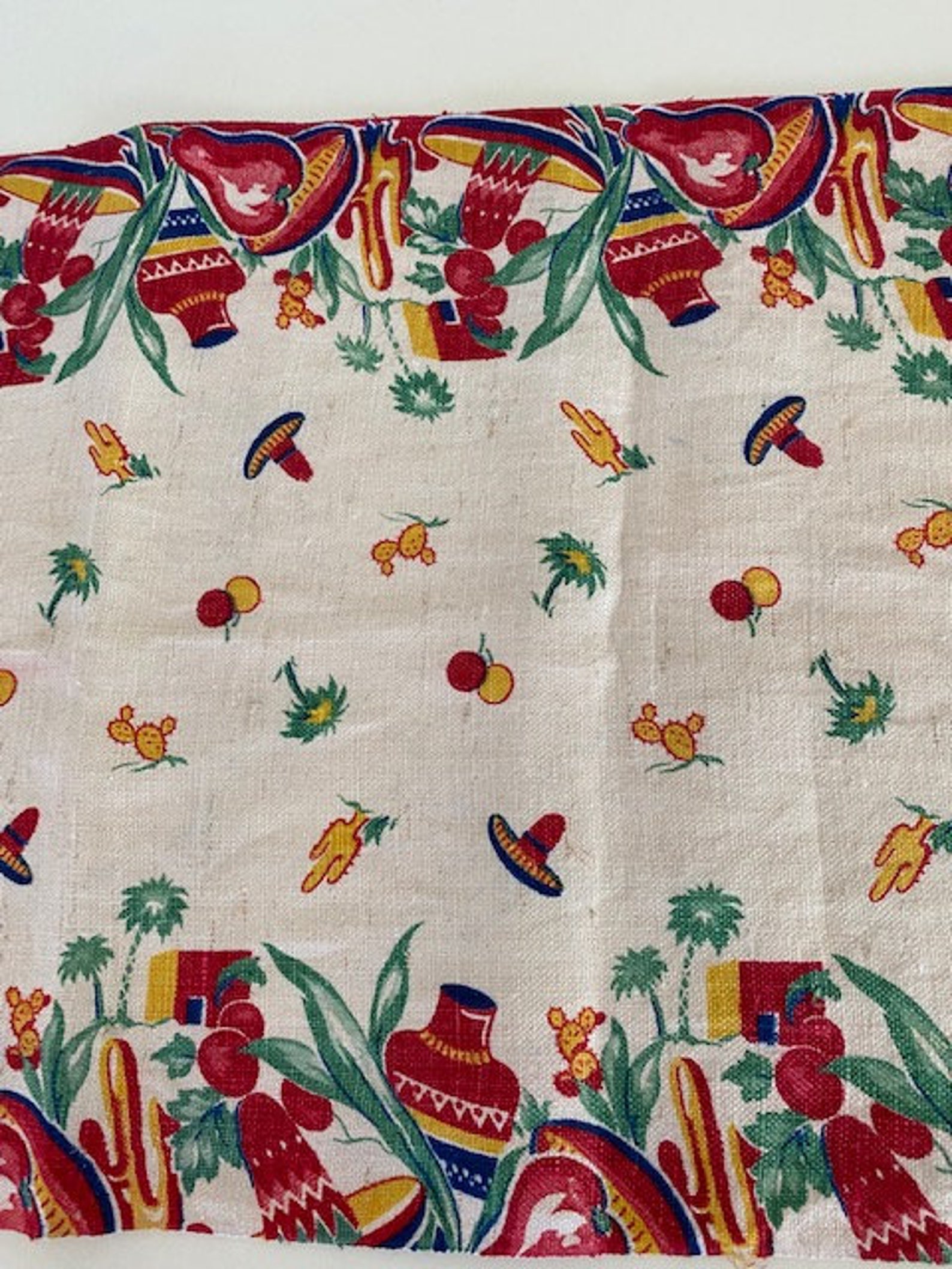 Mexican Themed Table Runner Vintage - Etsy