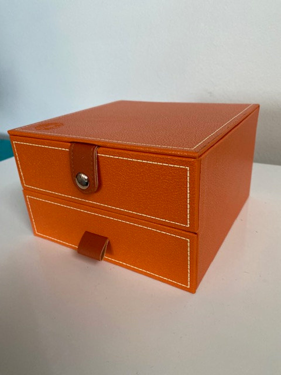 Orange Jewelry Box - Etsy