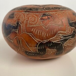 Peruvian Folk Art Carved Trinket Box - Etsy