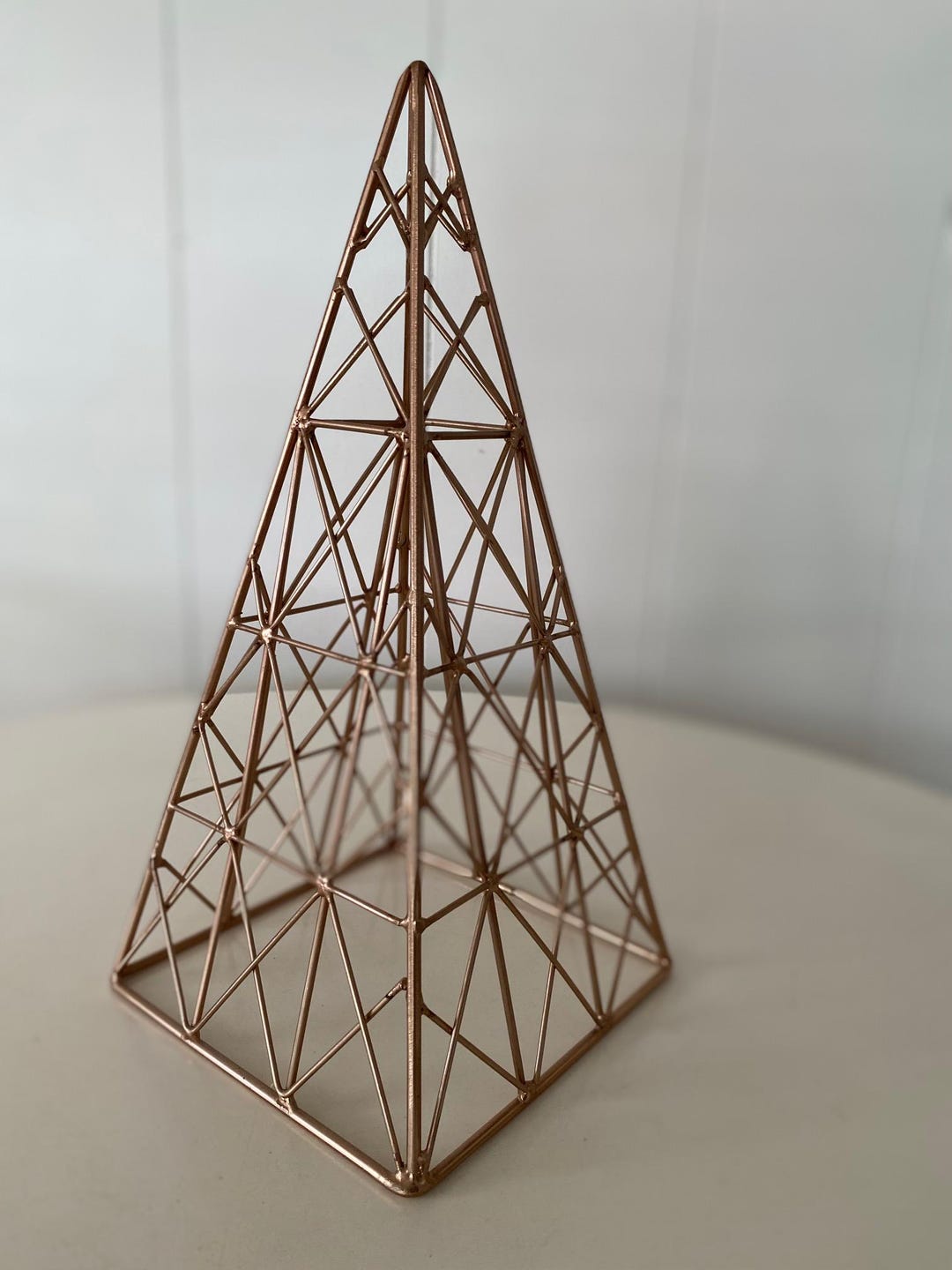 Copper Metal Wire Tower Sculpture - Etsy