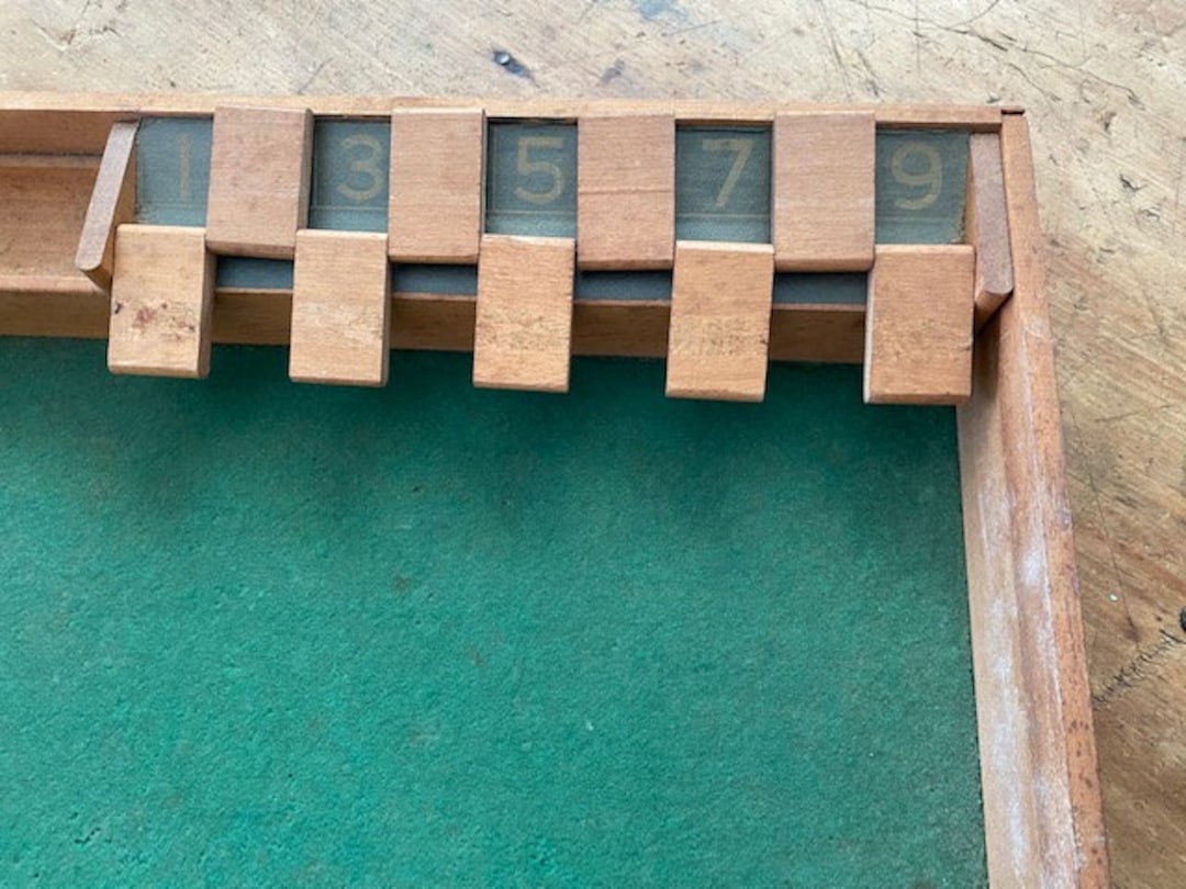 CANOGA Wooden Box Game, "shut the Box", "batten Down the Hatches" or ...