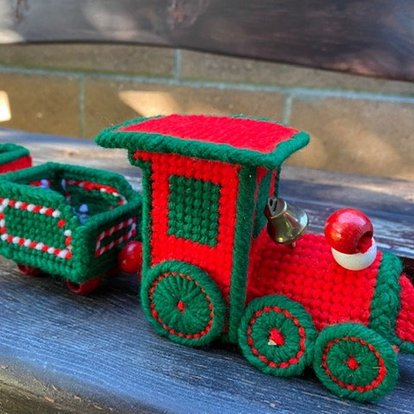 Beaded Christmas Train - Etsy