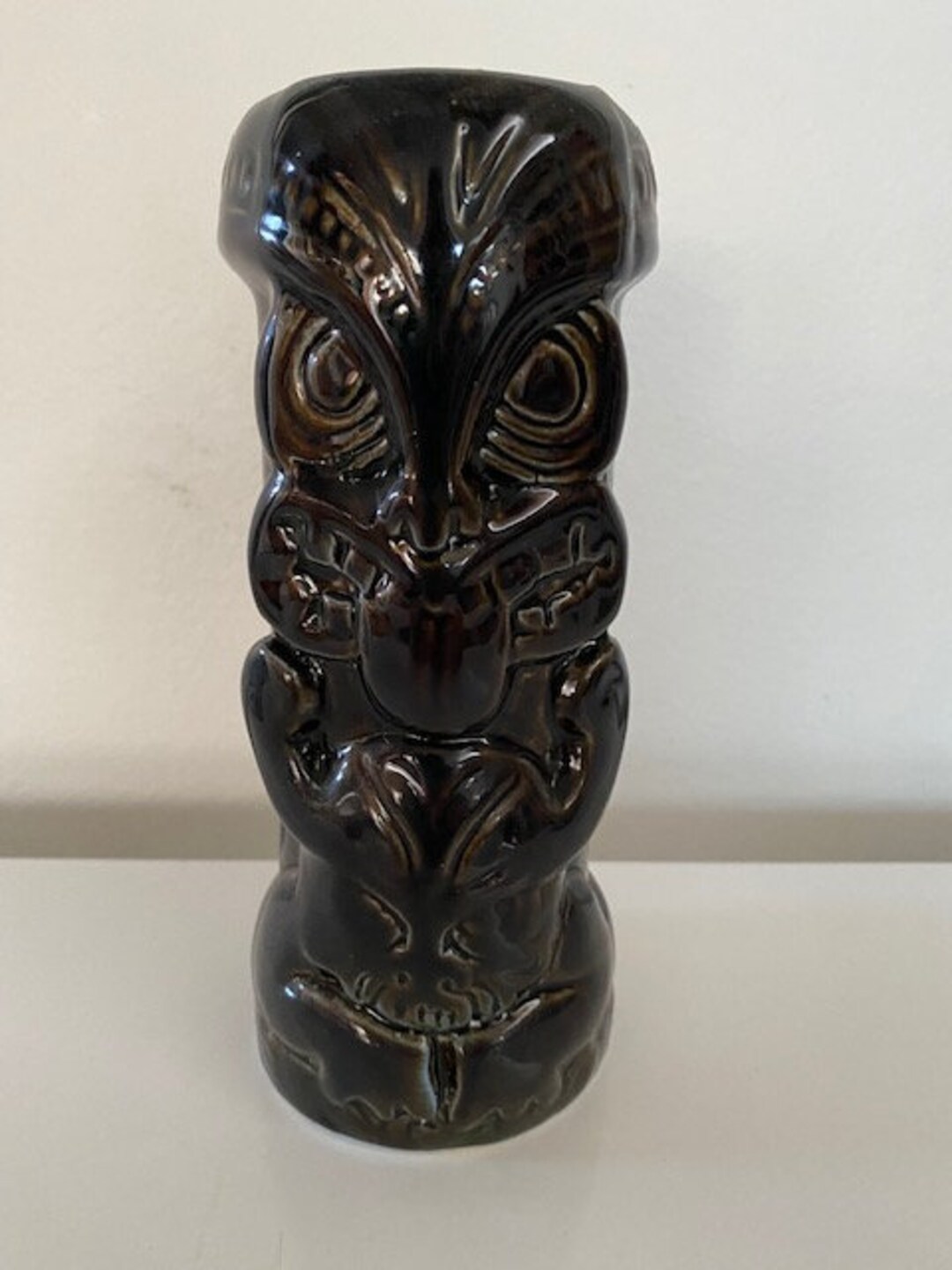 Vintage Tiki Mug Barware, Brown - Etsy