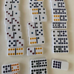 Cardinal Brand Double 12 Dominoes, Complete Set of 91 Dominoes - Etsy