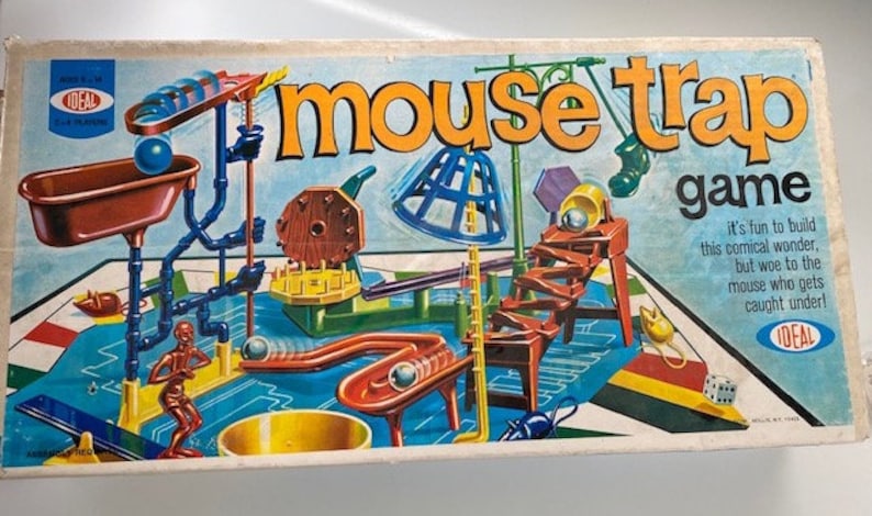 Mouse Trap Game by Ideal 1975 - Etsy
