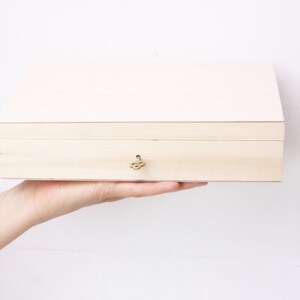 Large Wooden Box With Key Treasure Box Key Lock Treasure | Etsy