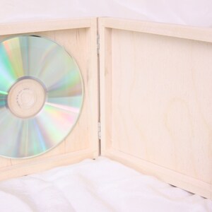Set of 5 CD/DVD Wooden Unfinished Box Square Lid Eco - Etsy