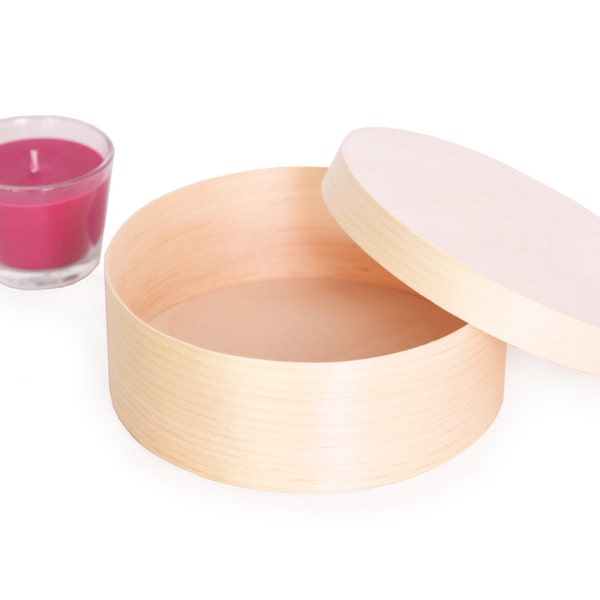 Round Wooden Boxes - Etsy