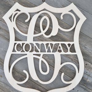 Gift Thin Blue Line for Dad Police Badge Family Name Sign for Law ...