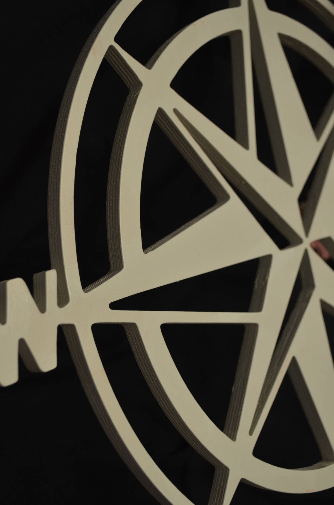 Wooden Compass Cutout Wooden Compass Large Compass Wall - Etsy