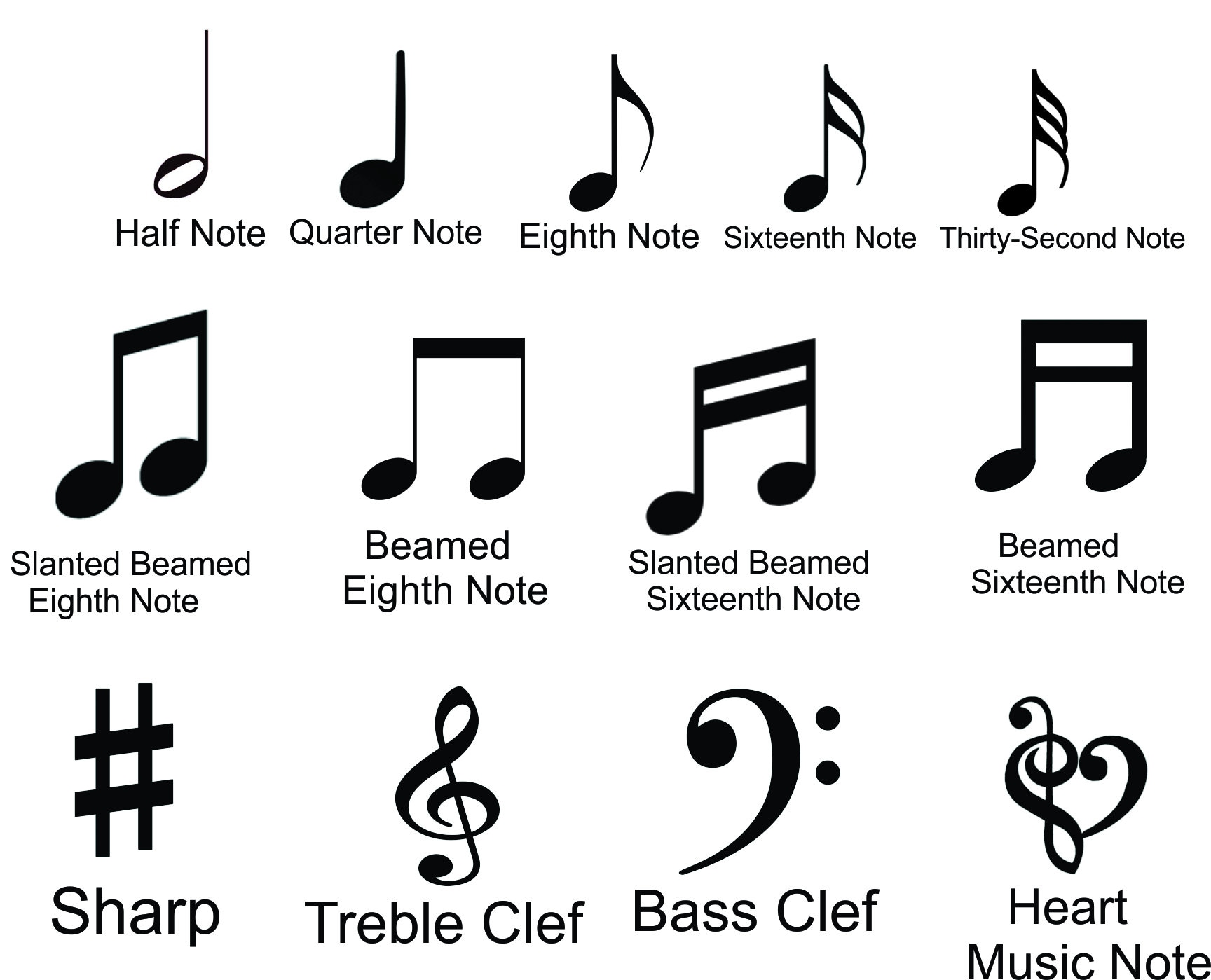 10 Wood Music Notes Music Note Shape Wood Cutouts Etsy India