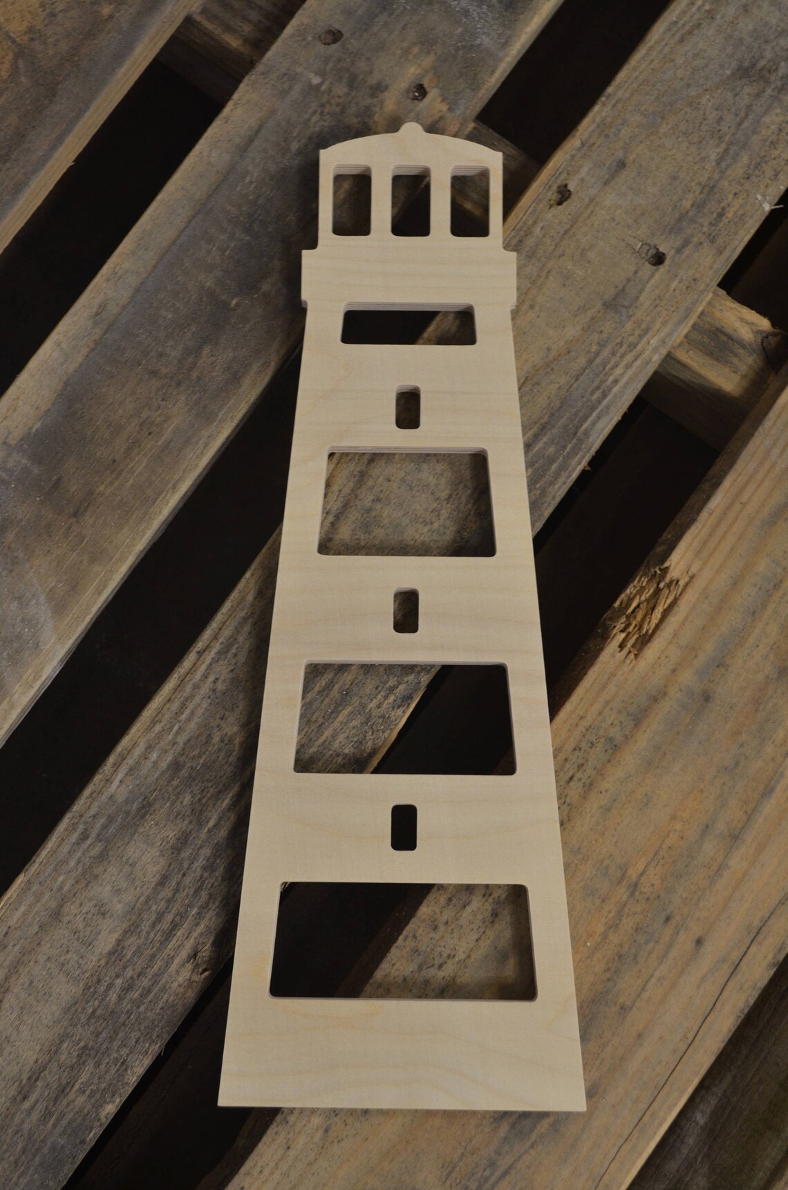 Lighthouse Cutout - Wooden Shapes - Lighthouse Decor - Wooden ...