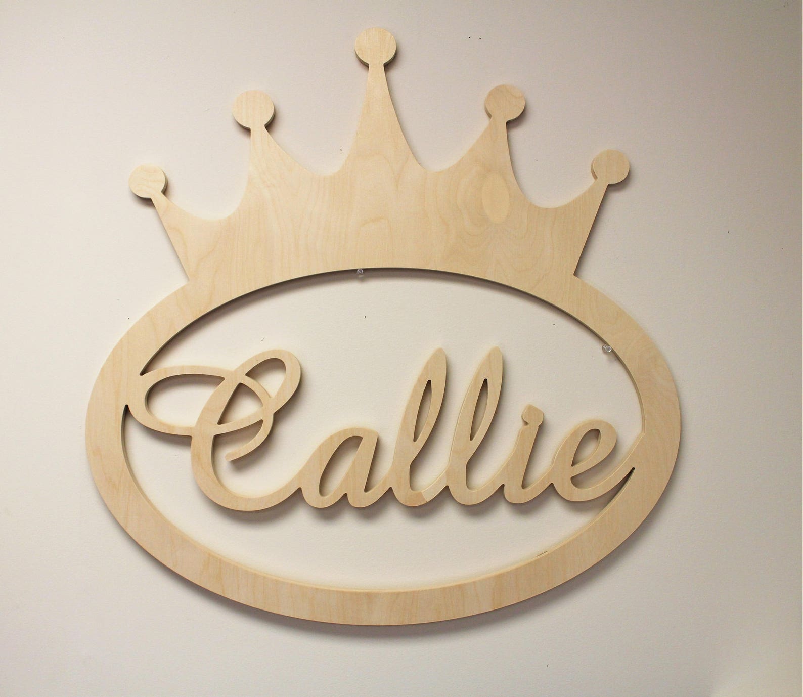 Crown Name Sign Princess Name Sign Wooden Name Sign Kids - Etsy