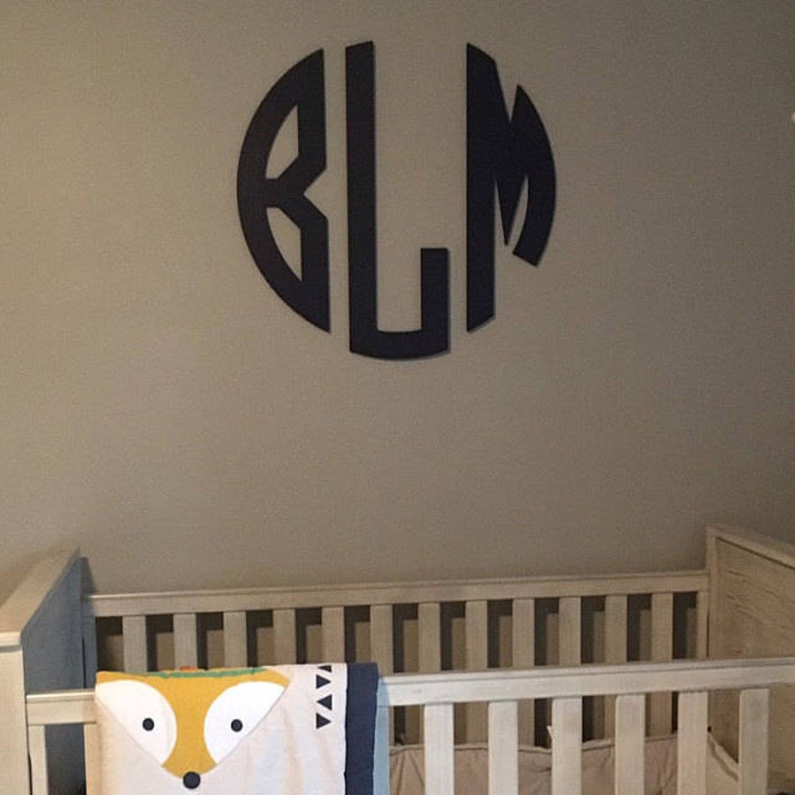 Wall Monogram Wall Letters Wooden Monogram Wall Hanging | Etsy