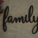 Painted Family Sign - Family Wall Sign- Family Wall Plaque- Farmhouse ...