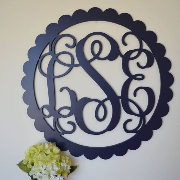 Painted Initials - Etsy