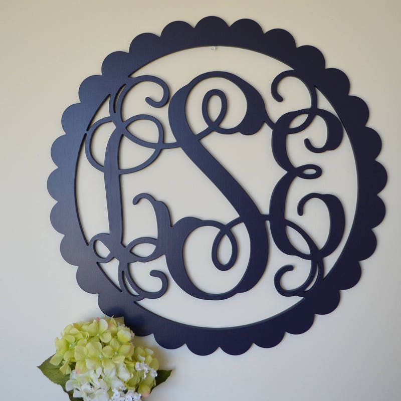 Painted Initials - Etsy