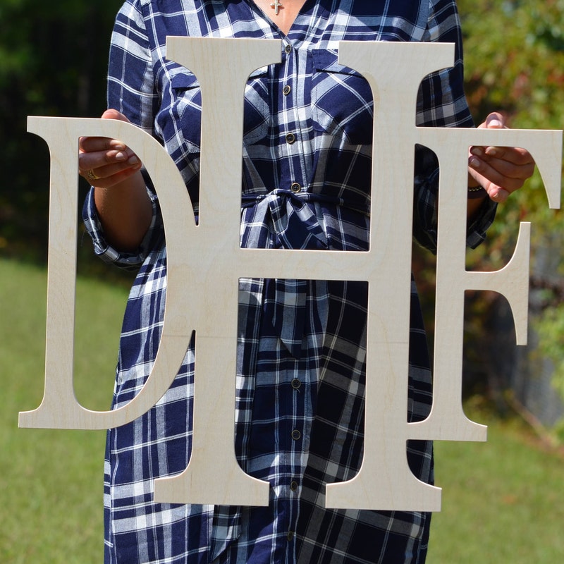 Large Monogram - Etsy