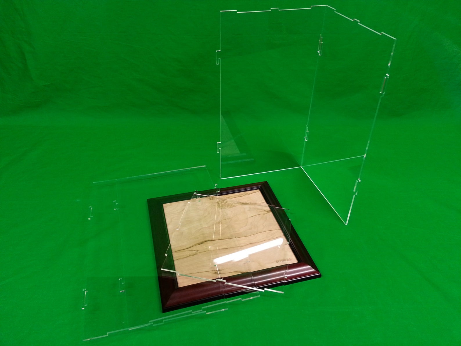 47 X 15 X 38 Inch Acrylic Table Top Display Case LED Lights for Tall ...