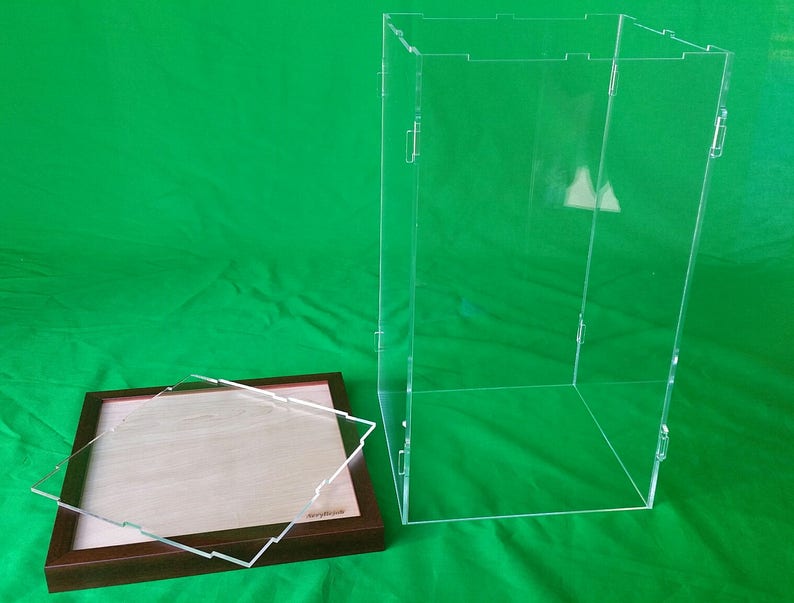 11 X 11 X 15 Inch Acrylic Display Case for Brooch Bouquet Cabinet ...