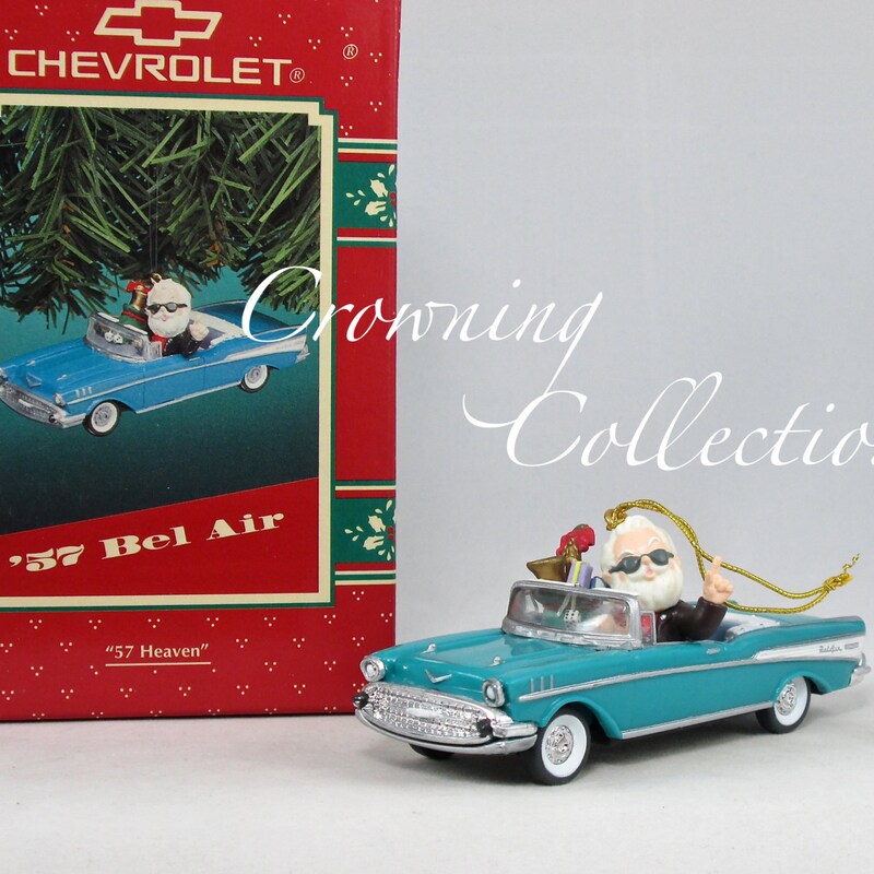 Santa Chevy Ornament - Etsy
