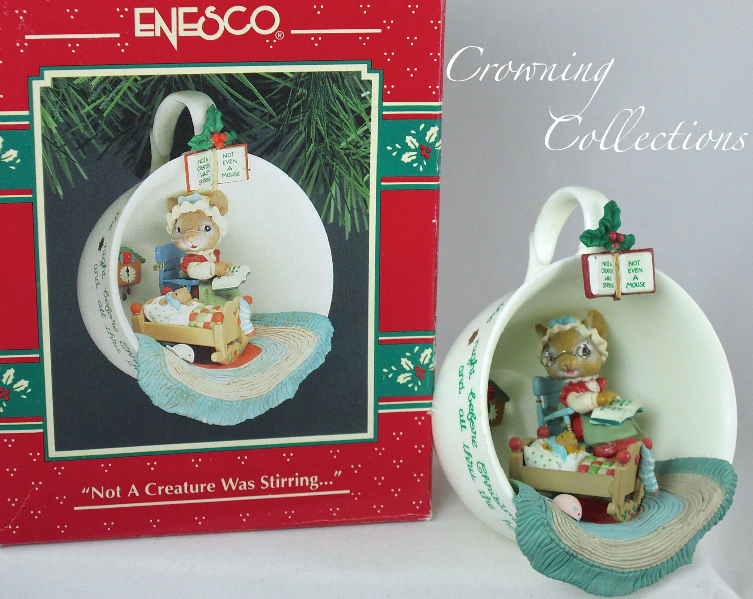 Enesco Cozy Cup Not a Creature Was Stirring Mice Treasury of - Etsy Enesco Cozy Cup Not a Creature Was Stirring Mice Treasury of - Etsy