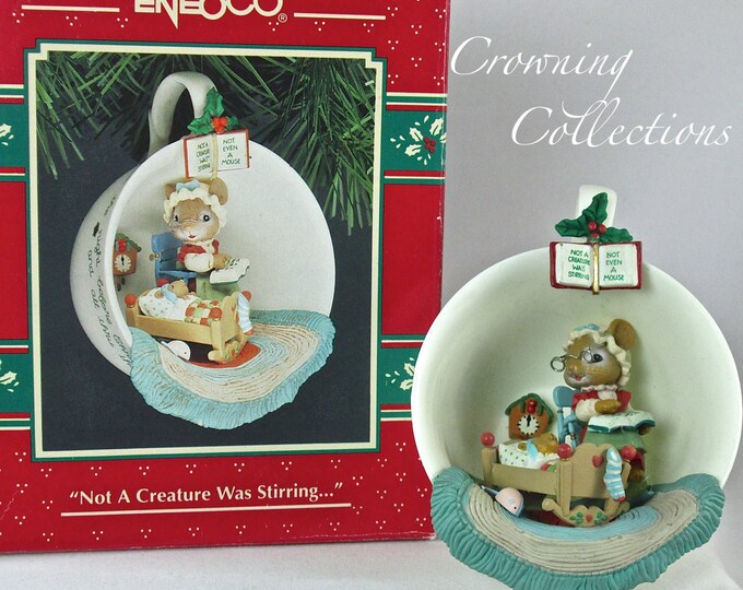 Enesco Cozy Cup Not a Creature Was Stirring Mice Treasury of Christmas ... Enesco Cozy Cup Not a Creature Was Stirring Mice Treasury of Christmas ...