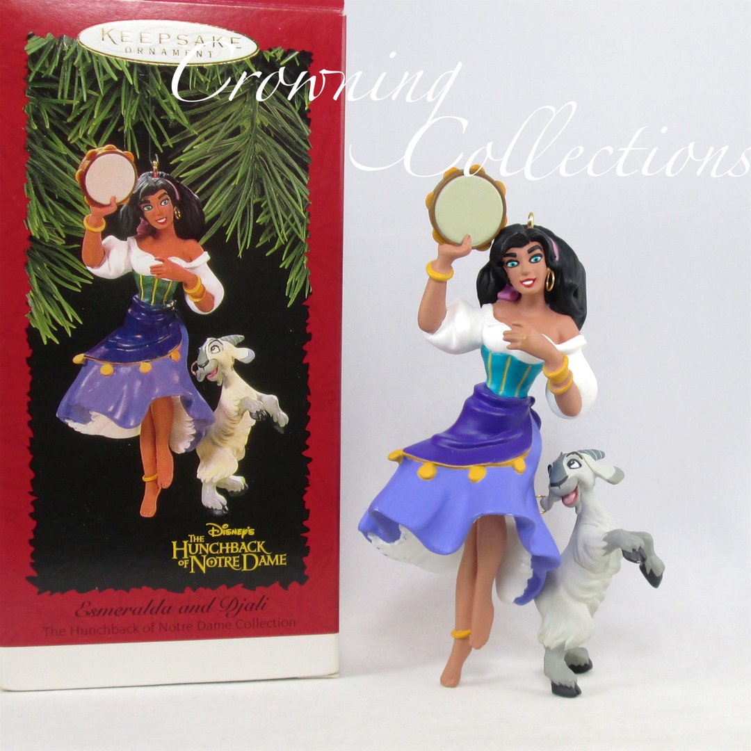 1996 Hallmark Esmeralda and Djali Disney Ornament the Hunchback of ...