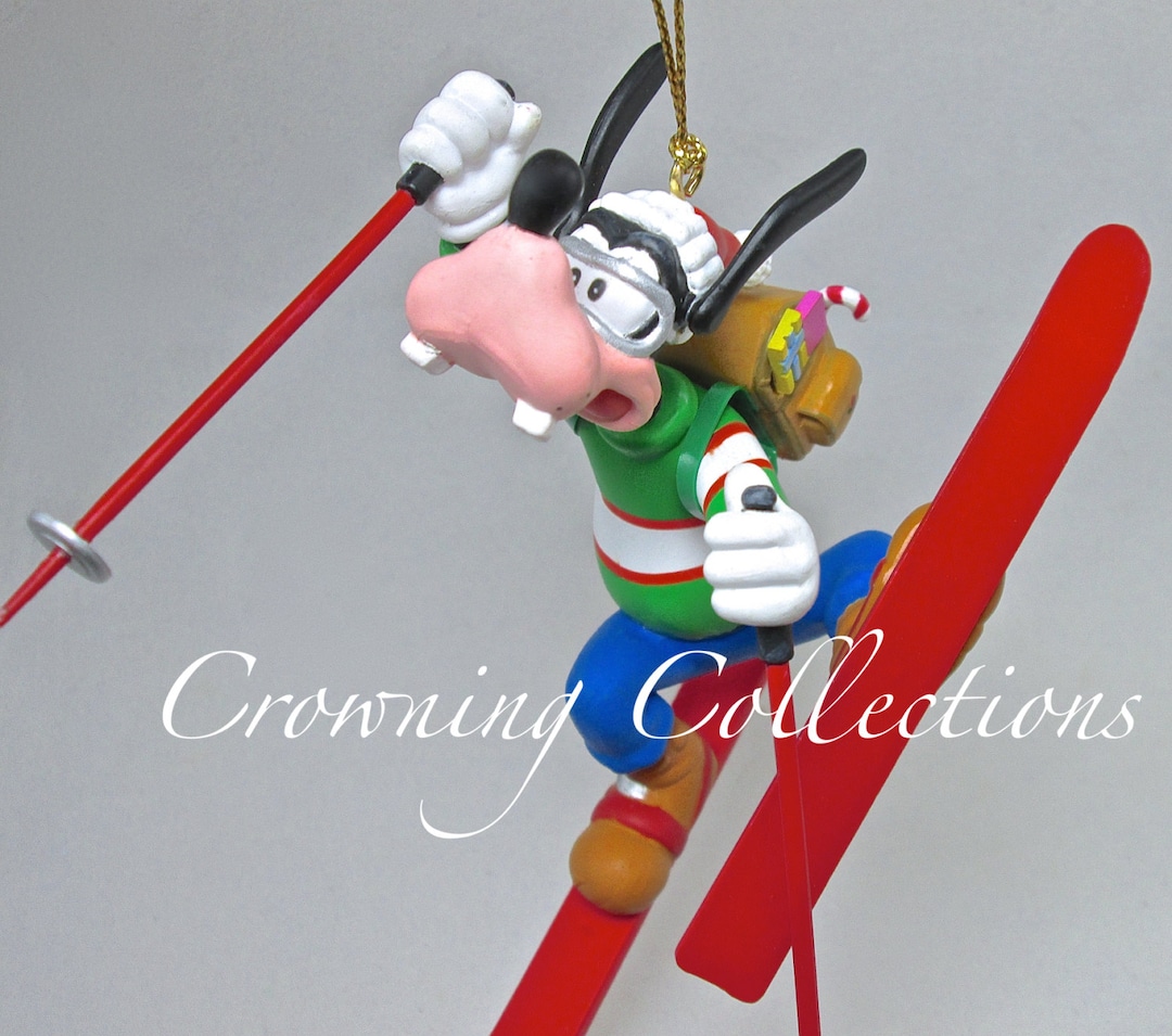 Grolier Goofy Skiing Disney Ornament DCO 26231 109 How to Ski Sports ...