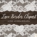 Wedding Lace Clipart. Rustic Lace Border Clip Art. Shabby Chic Lace ...