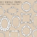 Doodle Frames Clipart. Hand Drawn Frame Clipart. Borders & Frames, Tags ...