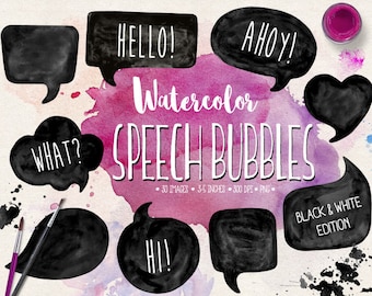 Watercolor Balloons Clip Art. Hand Painted Pastel Watercolor | Etsy