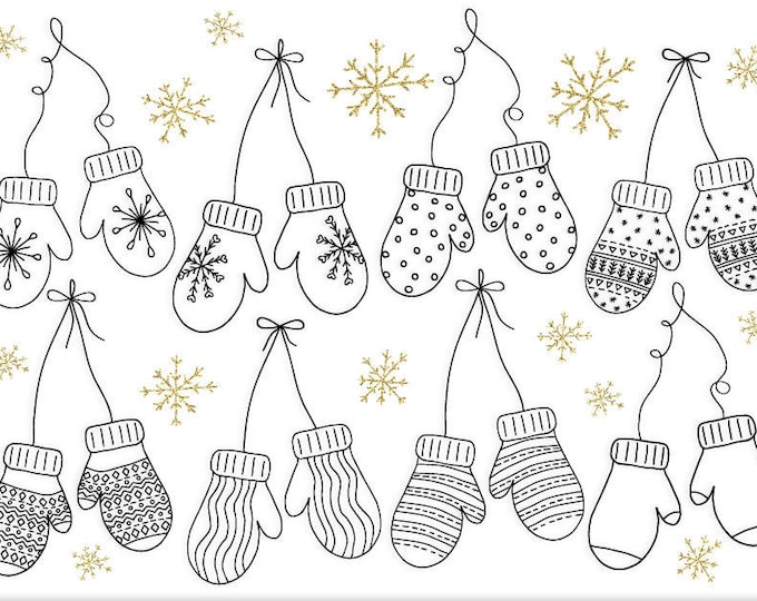 Christmas Clip Art. Hand Drawn Mittens Clipart. Scandinavian - Etsy