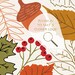 Fall Leaf Clipart. Autumn Leaves Illustration. Autumn Foliage, Acorn ...