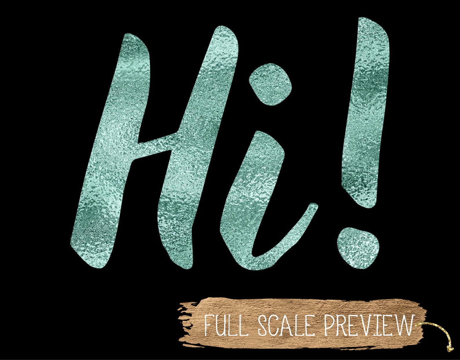 Mint Alphabet Clip Art. Mint Foil Letters Numbers Symbols. - Etsy