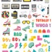80s Clipart. Hand Drawn Eighties Nineties Nostalgia Clip Art. - Etsy