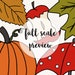 Hand Drawn Fall Clip Art. Doodle Autumn Clip Art. Thanksgiving ...