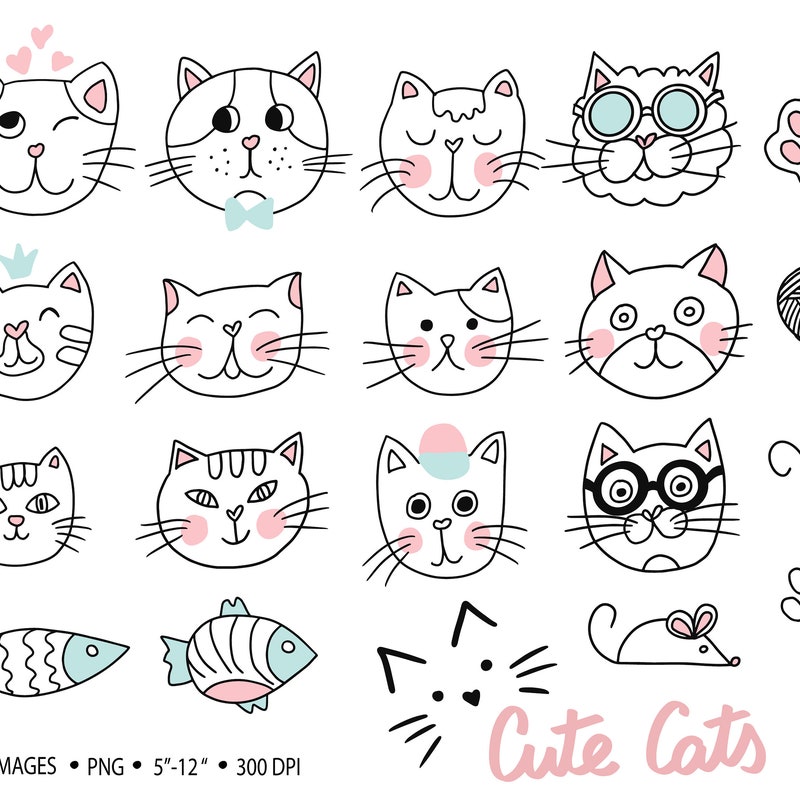 Cat Doodle - Etsy