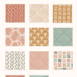 Boho Seamless Digital Paper. Cute Boho Scrapbook Paper. Rainbow Boho ...