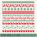 Christmas Borders Clip Art. Red and Green Digital Ribbon Clipart ...