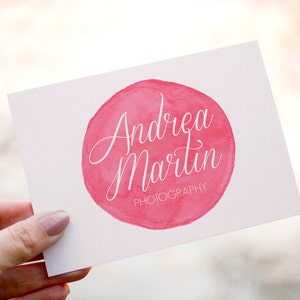 Watercolor Dots Clipart. Hand Painted Pink, Peach & Red Watercolor ...