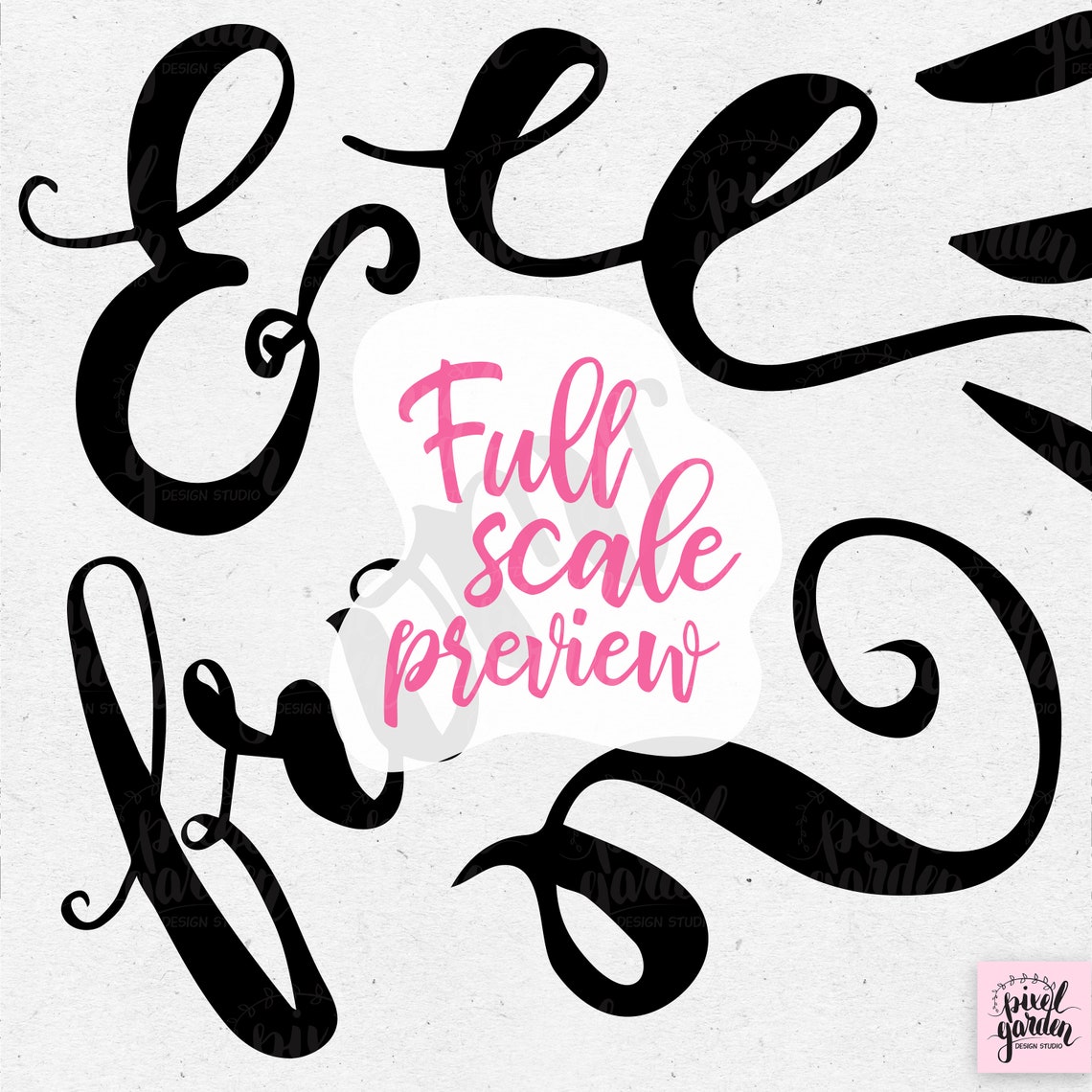 Flourishes Swirls Swashes Clip Art. Hand Lettered | Etsy