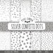 Silver Confetti Digital Paper. Silver Glitter Confetti Digital Paper ...