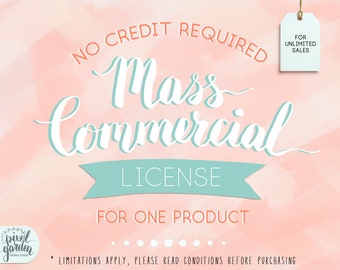 Unlimited Use Commercial License for a One Set. - Etsy