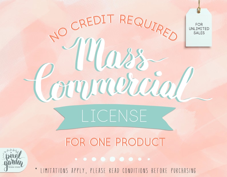Mass Commercial License for ONE Clip Art or Digital Paper Set. for ...