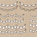 Doodle Bunting Banner Clipart. Hand Drawn Birthday Bunting. Party ...